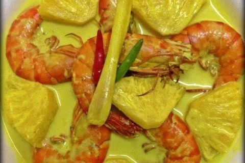Resepi Masak Lemak Cili Padi Udang Nenas | Che Nom