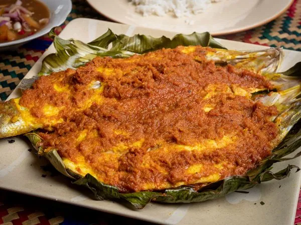 Resepi Siakap Bakar Bersambal | Che Nom